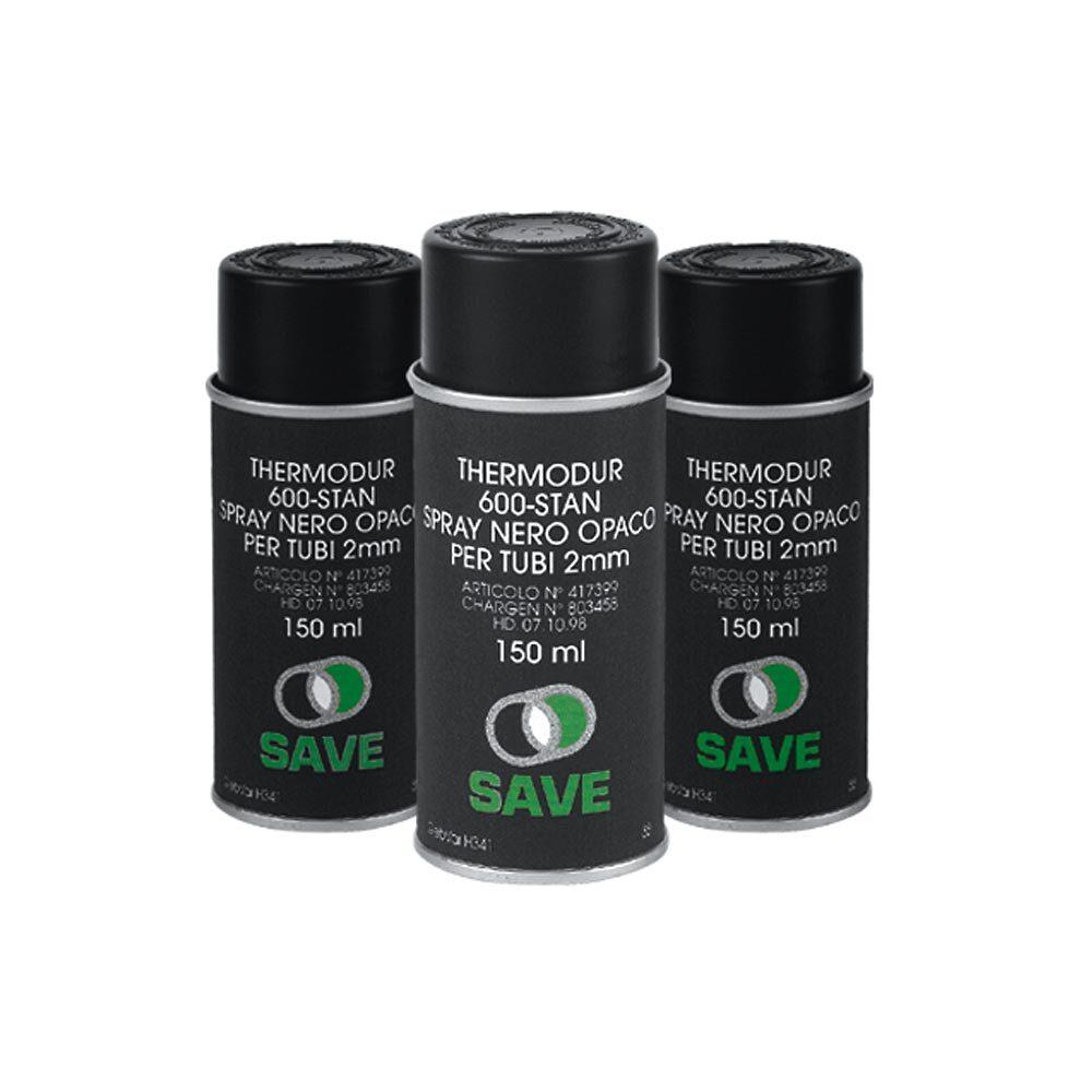 Spray can matt black 150 ml Save Thermodur 600-STAN | AmbiComfort